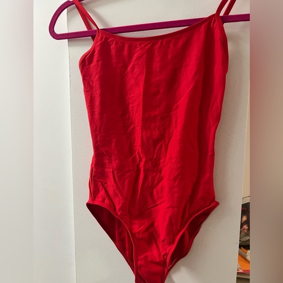 Wear Moi | Tops | Red Wear Moi Leotard | Poshmark
